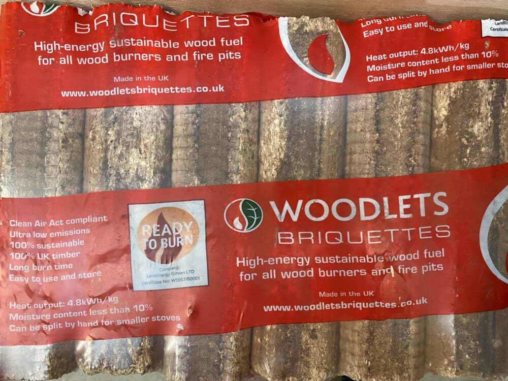 Woodlet Briquettes - Red Horse Vale - Fuels & Country Supplies